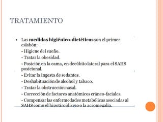 El síndrome de apnea hipopnea del sueño | PPT
