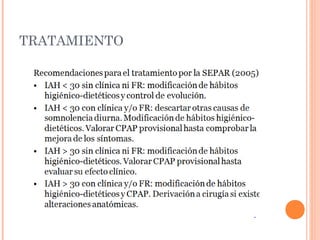 El síndrome de apnea hipopnea del sueño | PPT