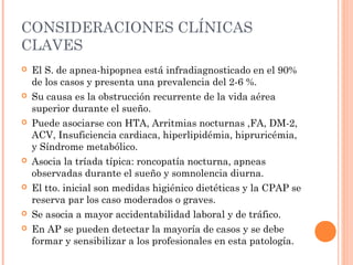 El síndrome de apnea hipopnea del sueño | PPT