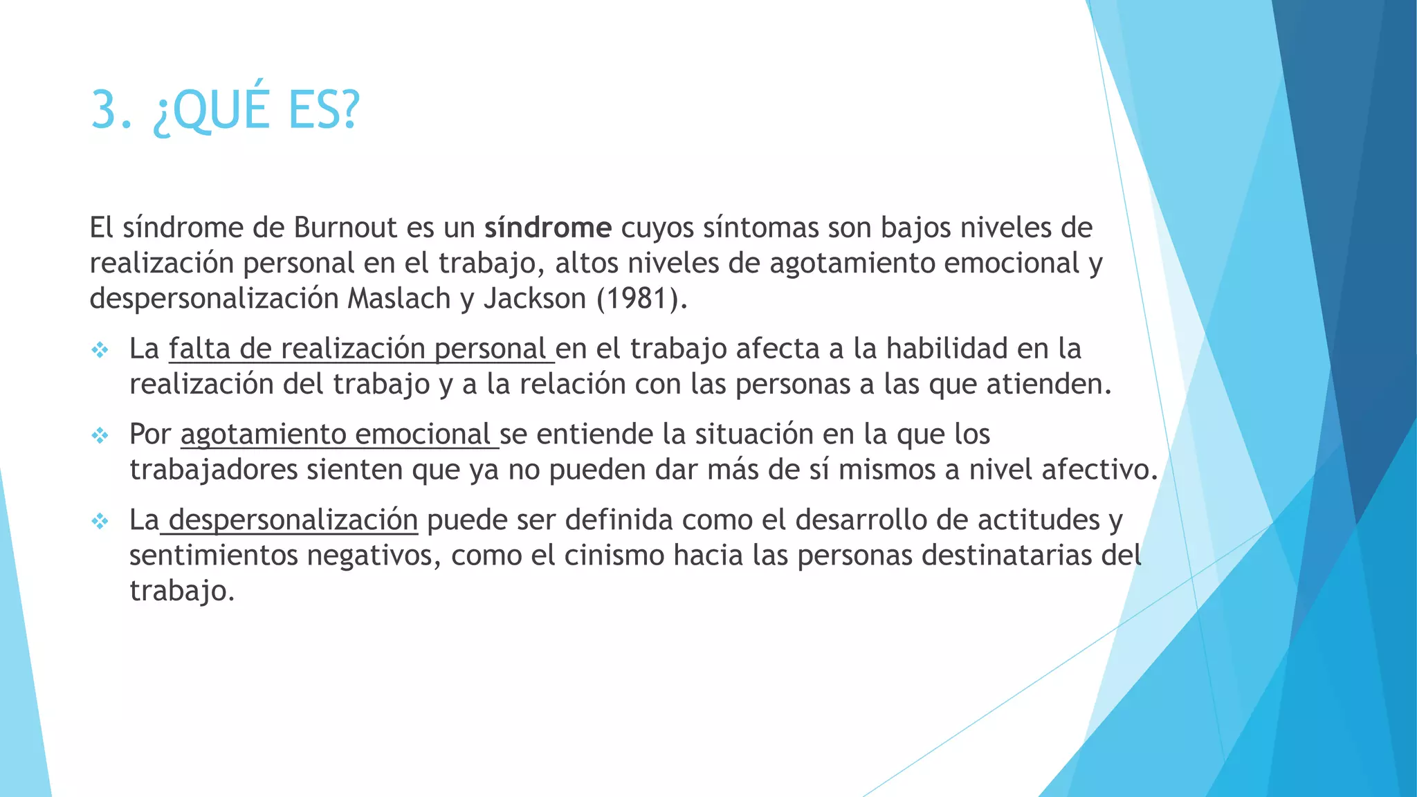El síndrome de burnout en profesionales de enfermería | PPTX ...