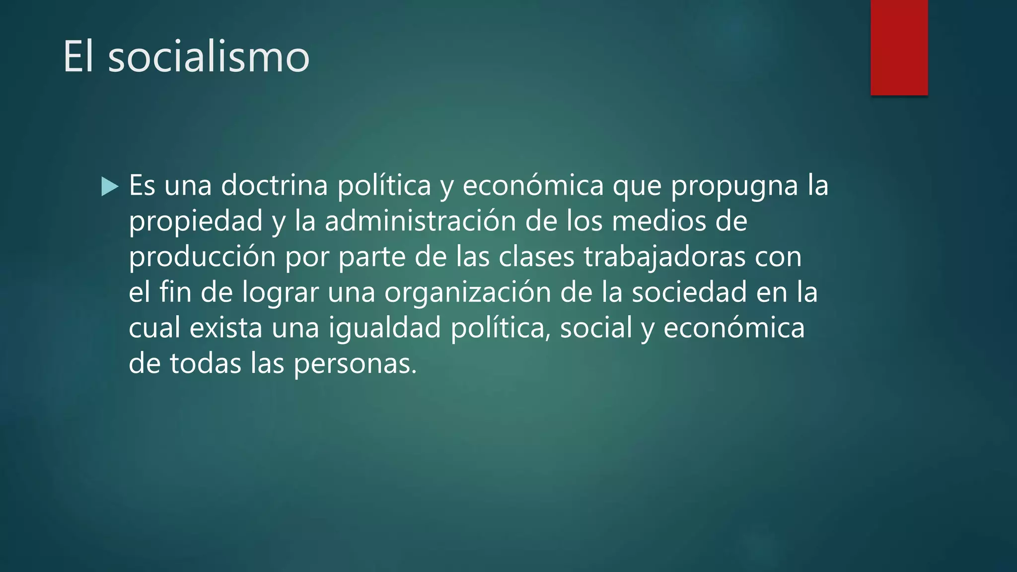 El socialismo en el siglo XXl | PPTX