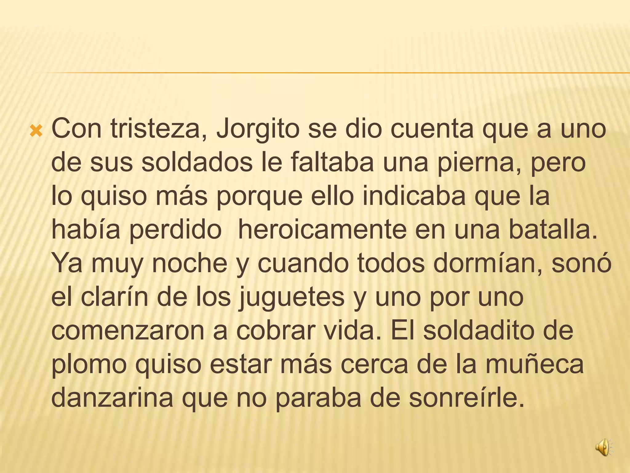 El soldadito de plomo | PPT