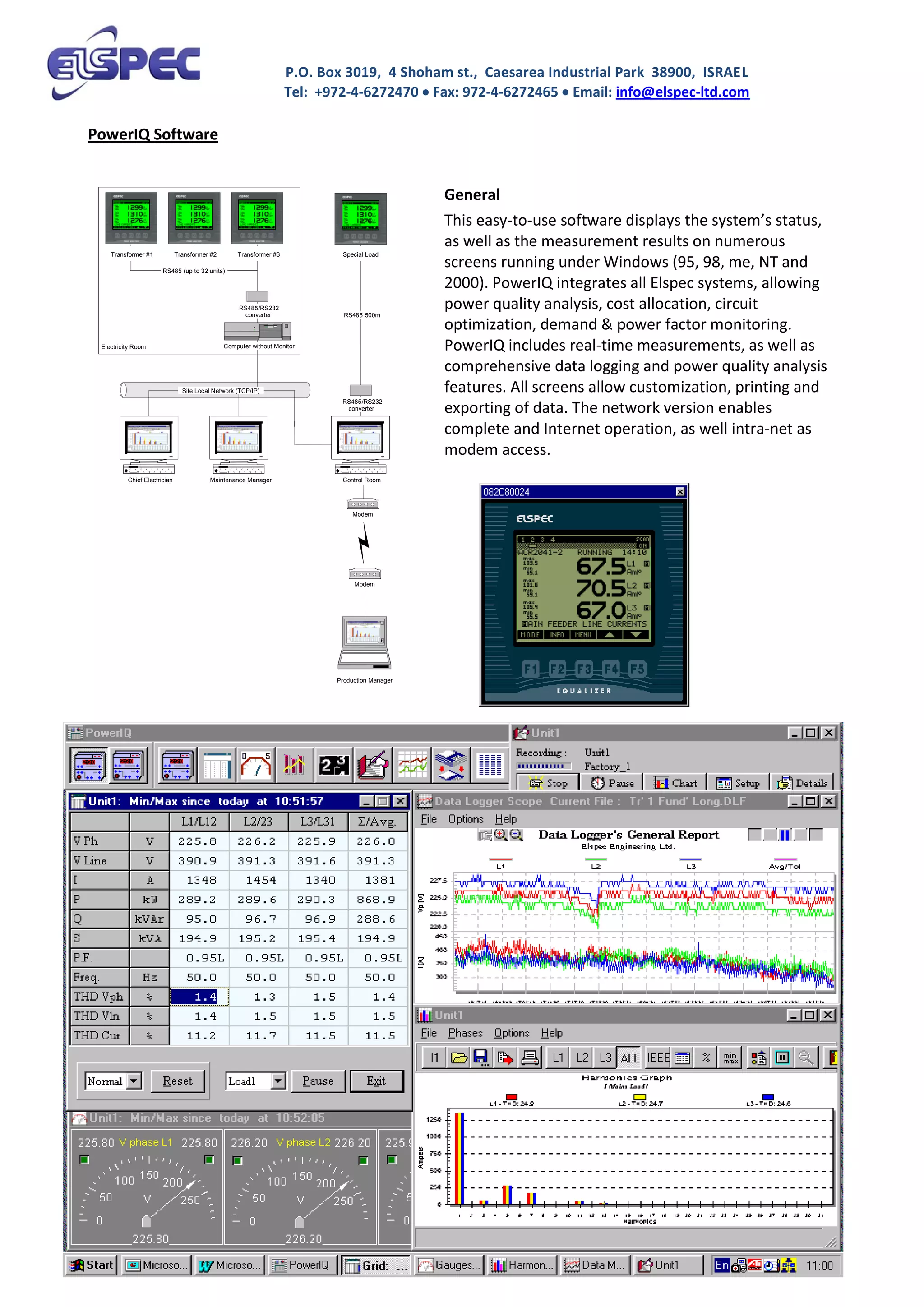 Elspec activar datasheet | PDF