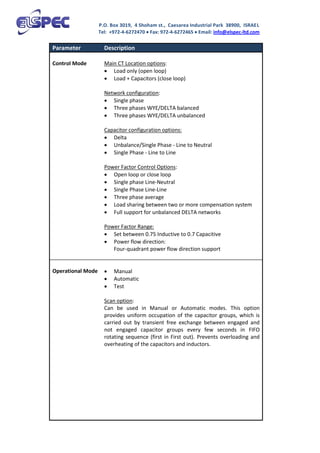 Elspec activar datasheet | PDF