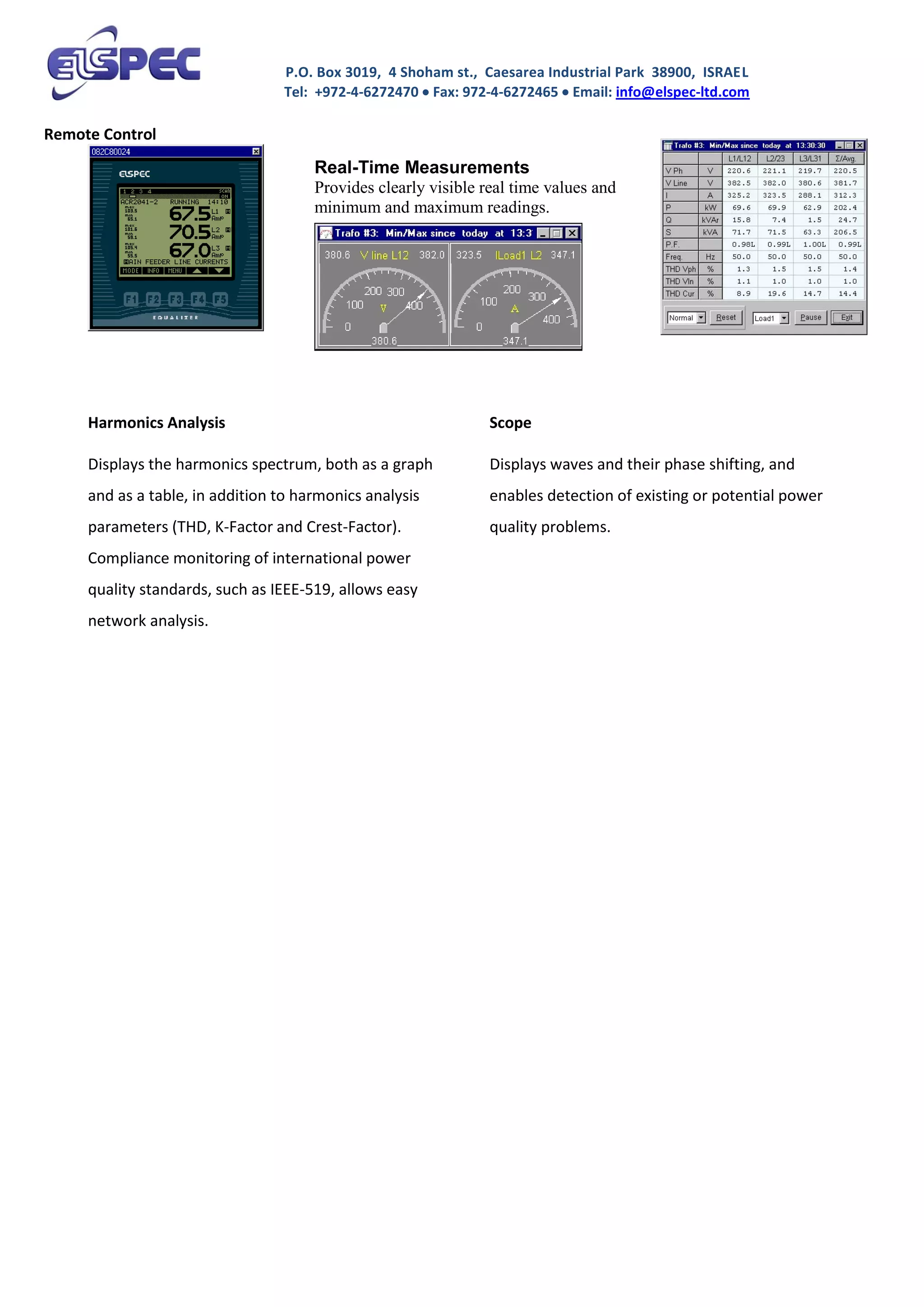 Elspec equalizer datasheet | PDF