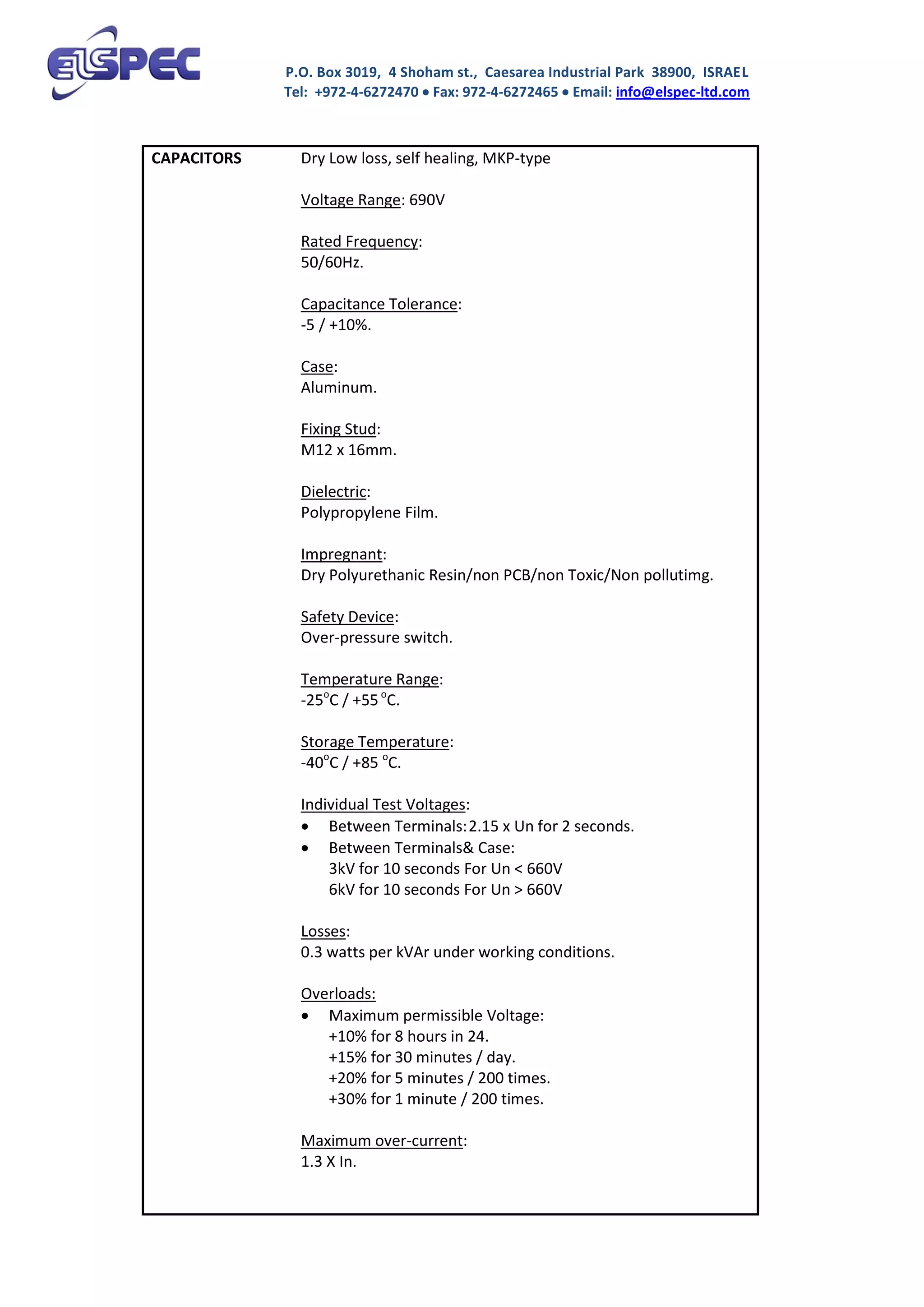 Elspec equalizer datasheet | PDF