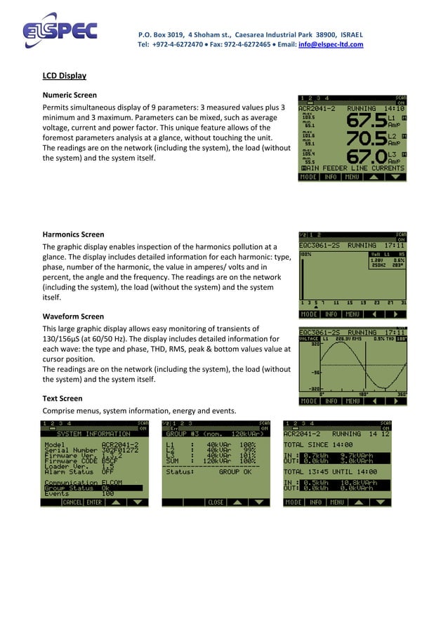 Elspec equalizer datasheet | PDF