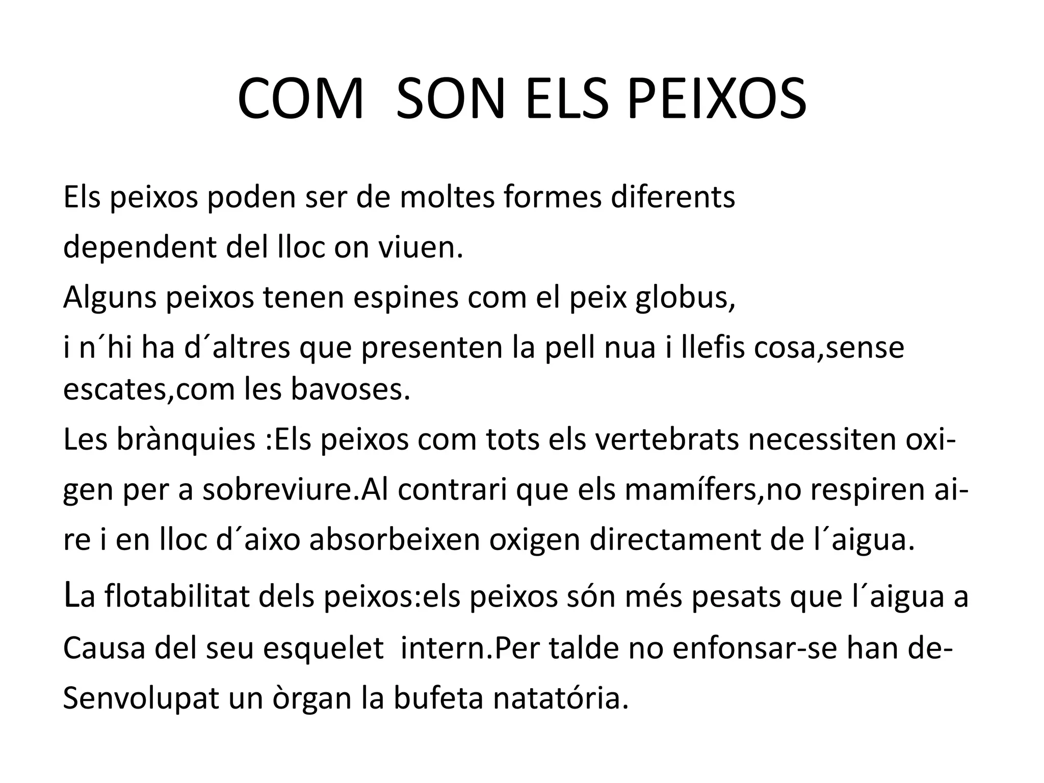Els peixos | PPT