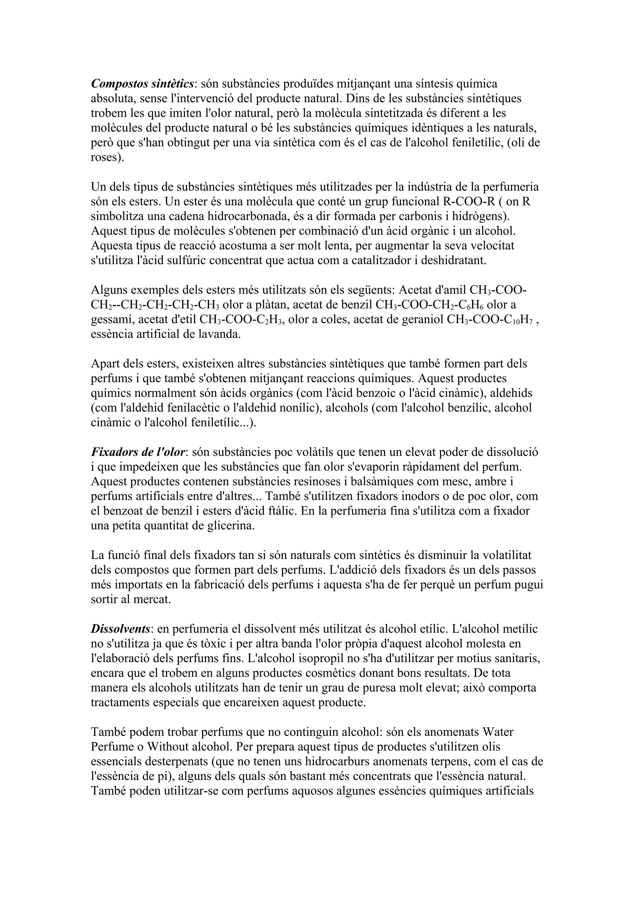 Els perfums | DOC