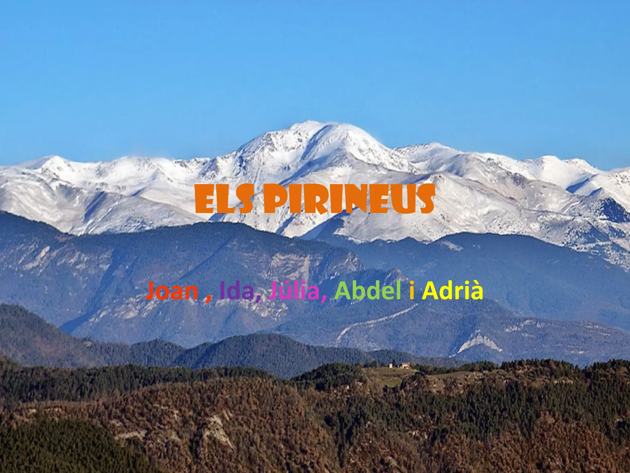 Els pirineus | PPT