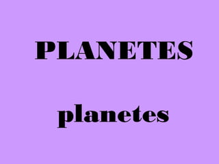 Els planetes | PPT