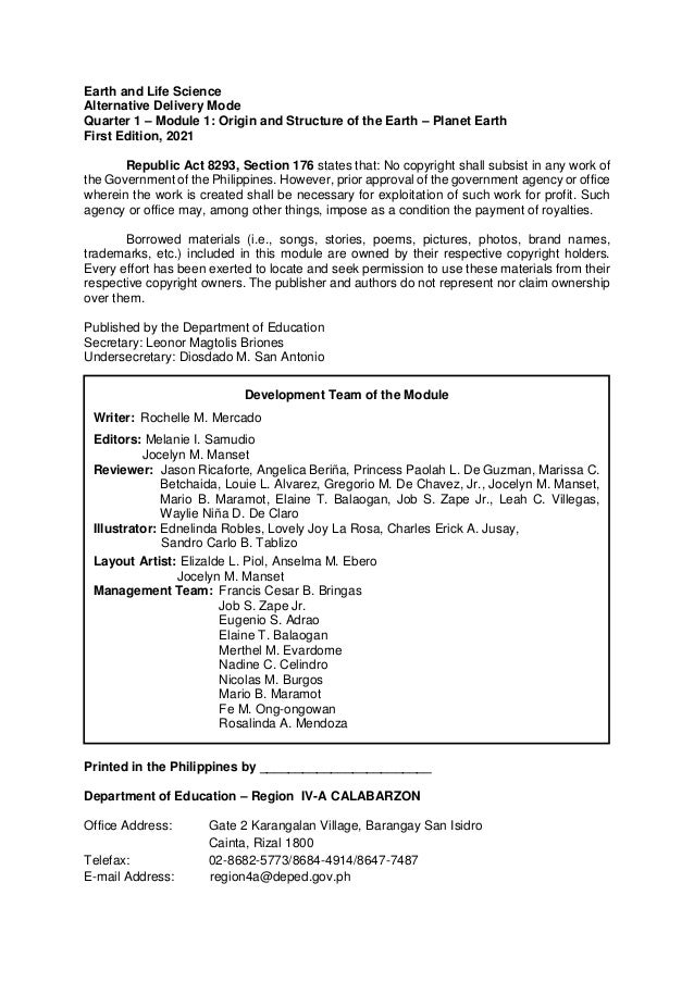 ELS_Q1_Module-1_Origin-and-Structure-of-the-EarthPlanet-Earth_v2-1.pdf