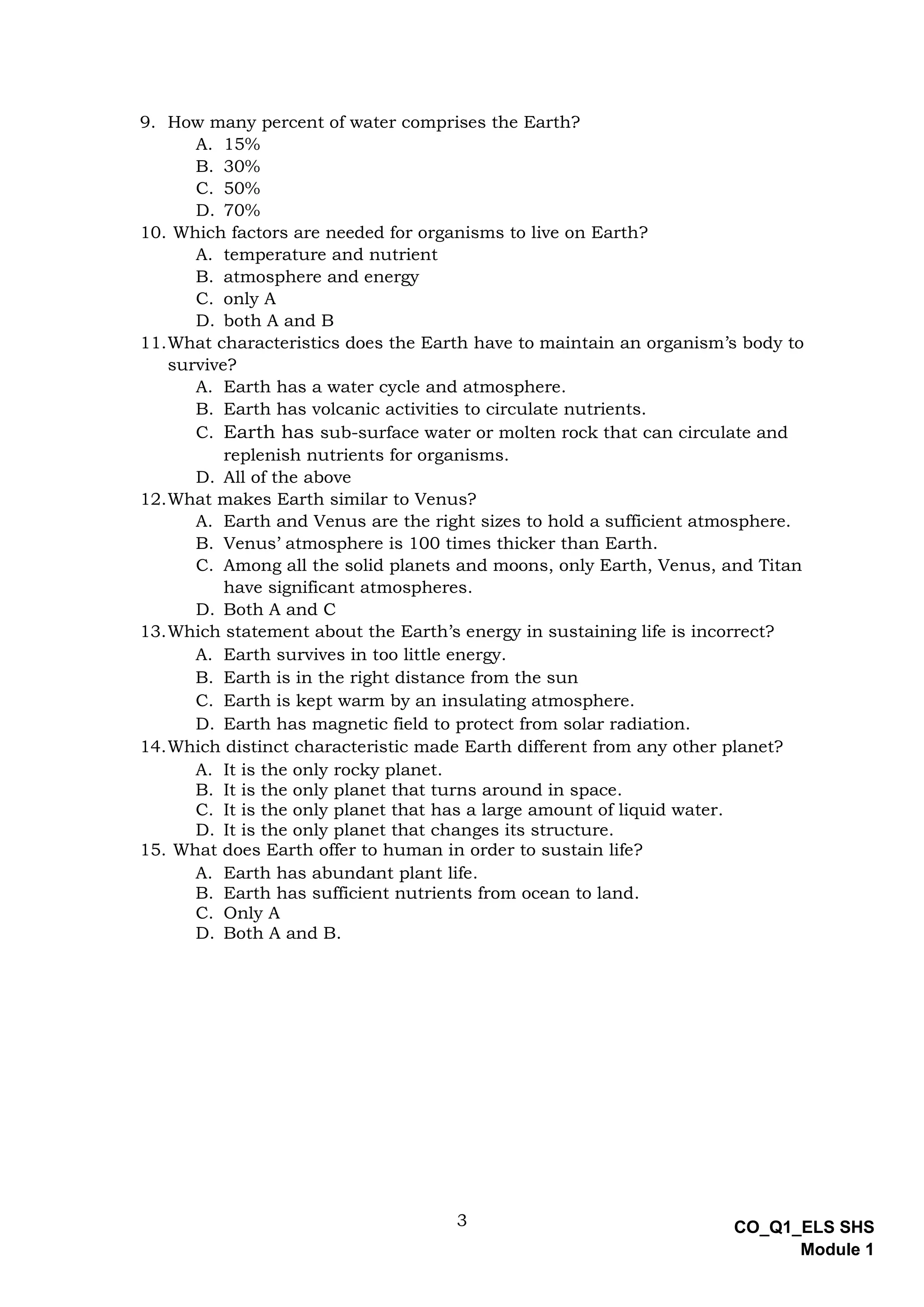 ELS_Q1_Module 1_Origin and Structure of the Earth(Planet Earth)_v2 (1 ...