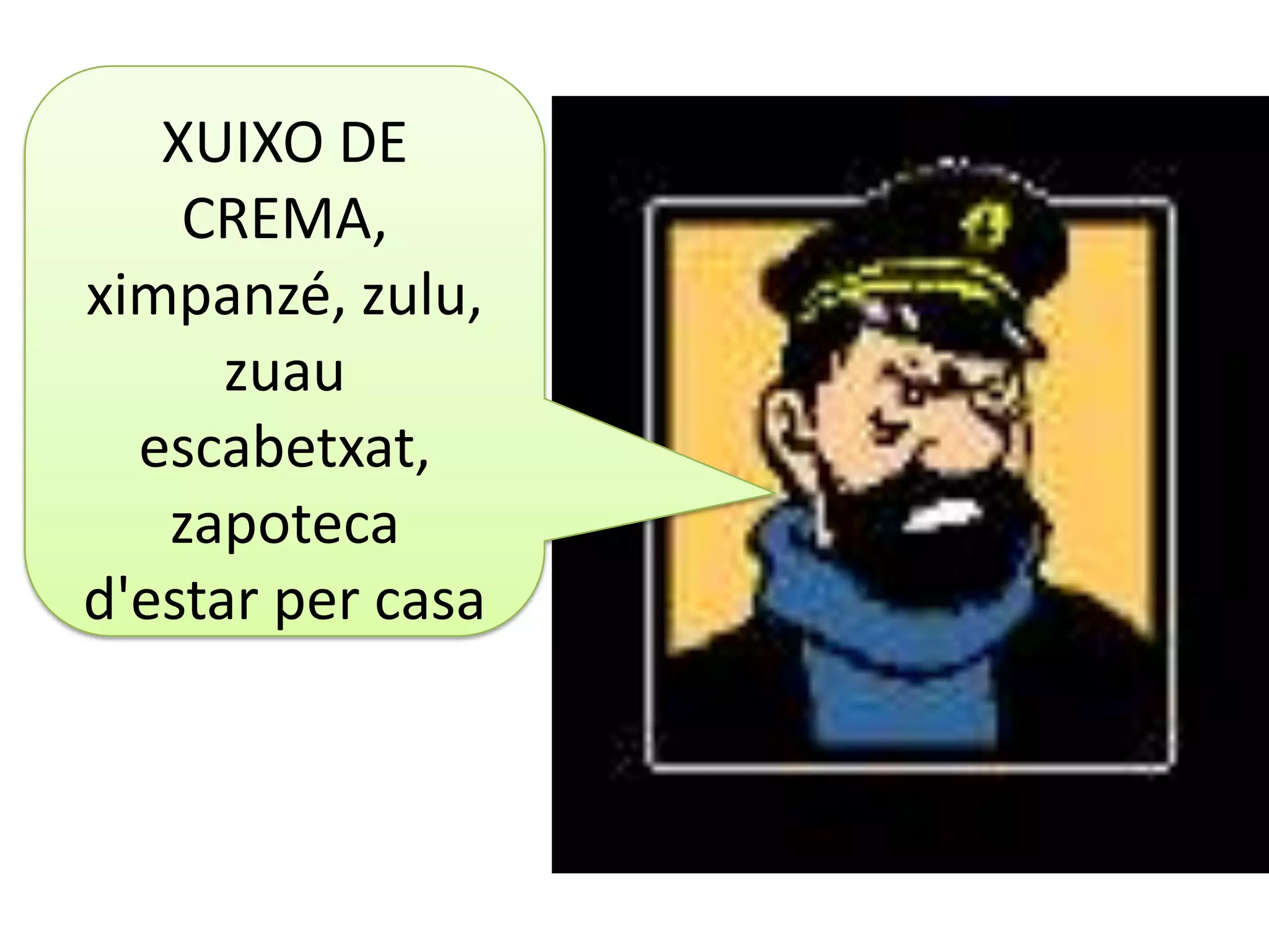 Els renecs del capità haddock | PPT