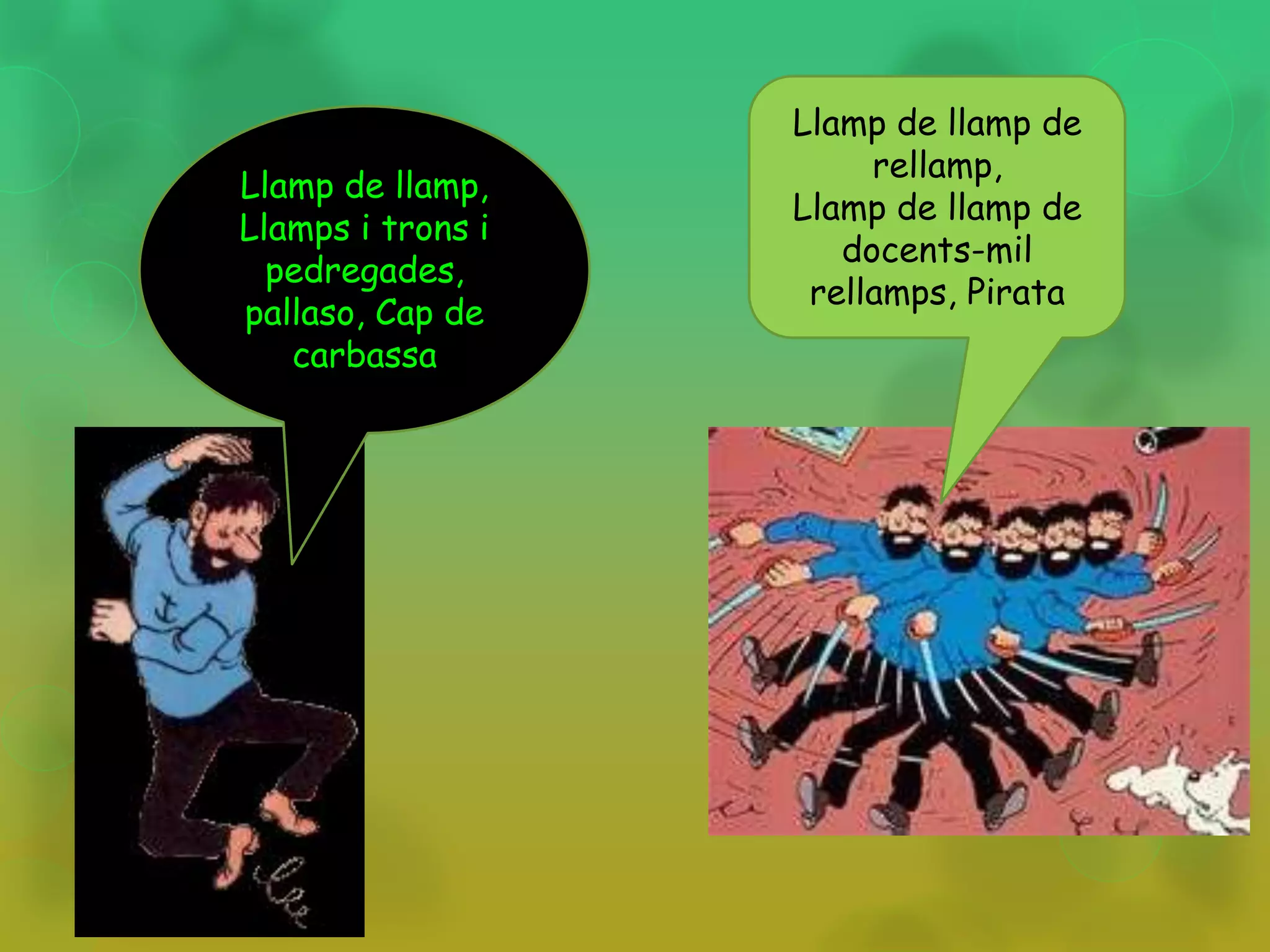 Els renecs del capità haddock | PPT