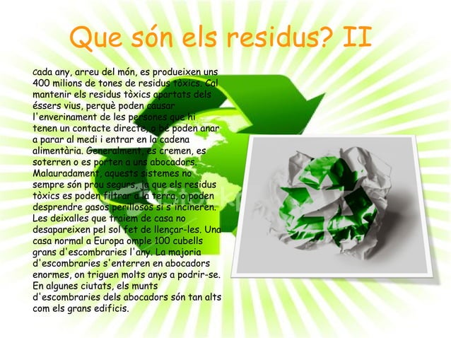 ELS RESIDUS | PPT