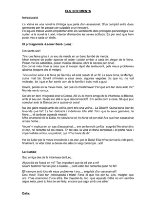 Els sentiments | PDF