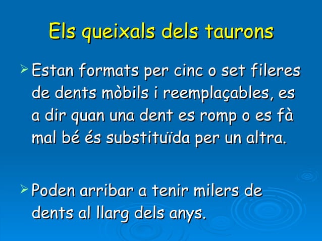 Els Taurons 3 Ampliat | PPT