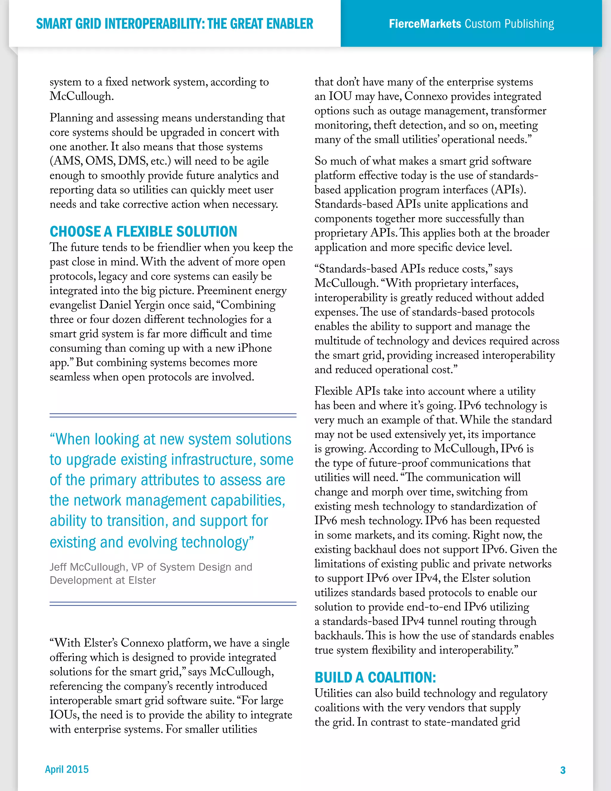 SMART GRID INTEROPERABILITY: THE GREAT ENABLER | PDF