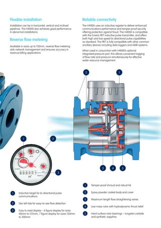 Elster H4000 Woltmann Cold Water Meter – Brochure | PDF