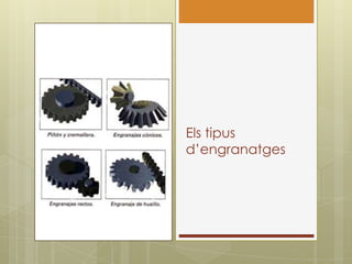 Els tipus d’engranatges | PPTX
