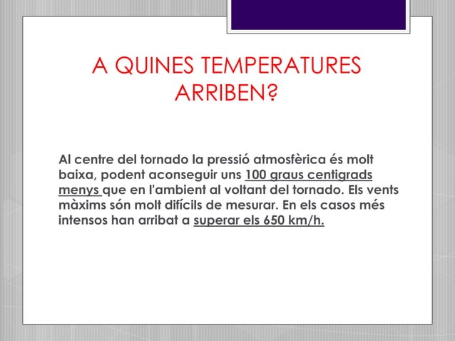Els tornados | PPT