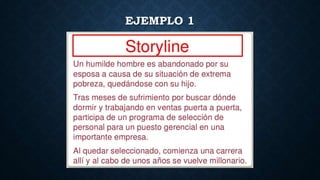 El storyline | PPTX