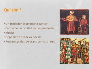 Els trobadors | PPTX