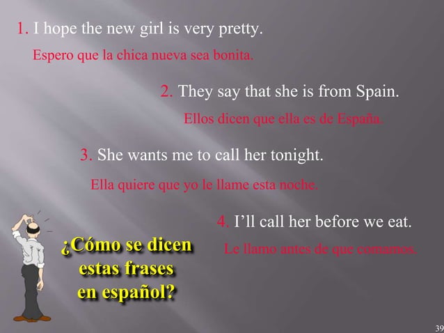 Un ppt para aprender el subjuntivo | PPT