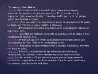 tipos de suelo | PDF