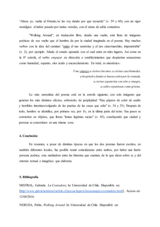 El sujeto poético en “la contadora”, de gabriela mistral y en “walking ...