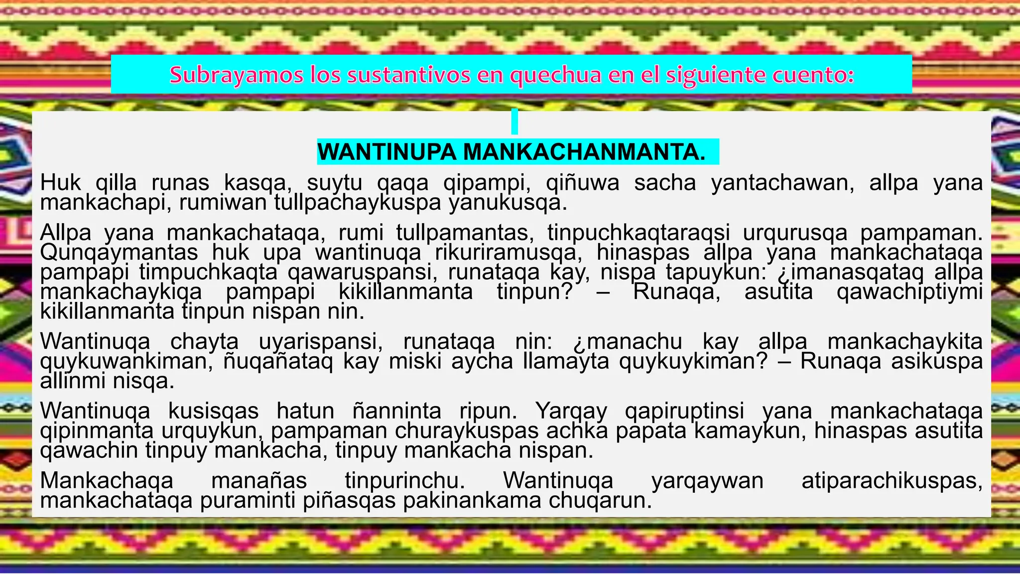 EL SUSTANTIVO en quechua chanka runa simipia .pptx