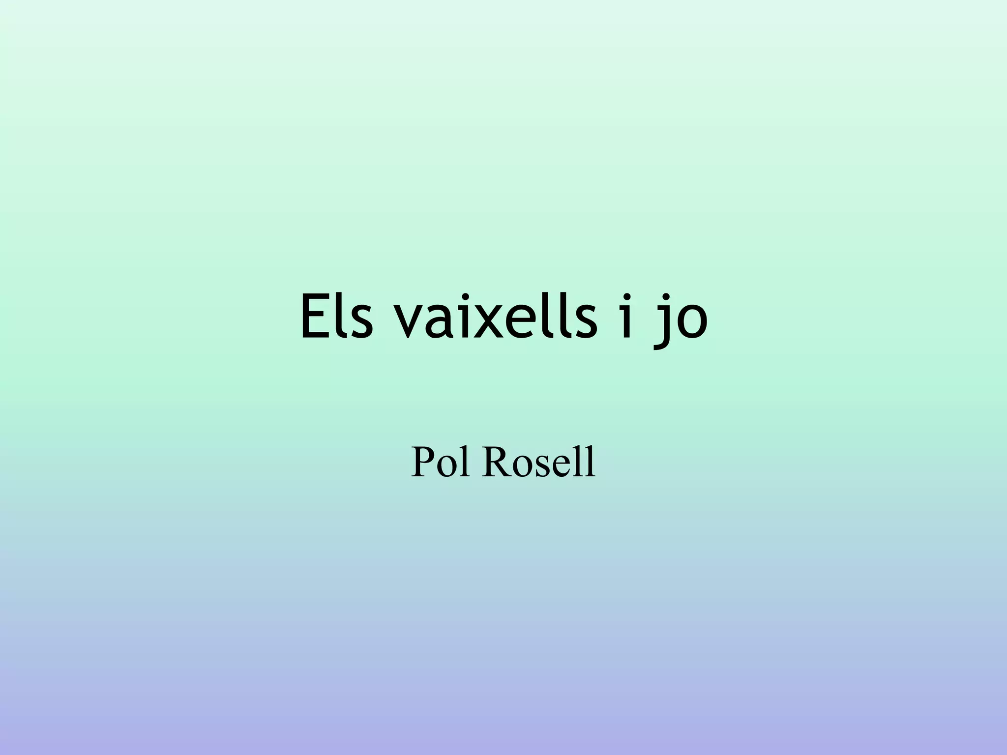 Els vaixells i jo pol r | PPSX