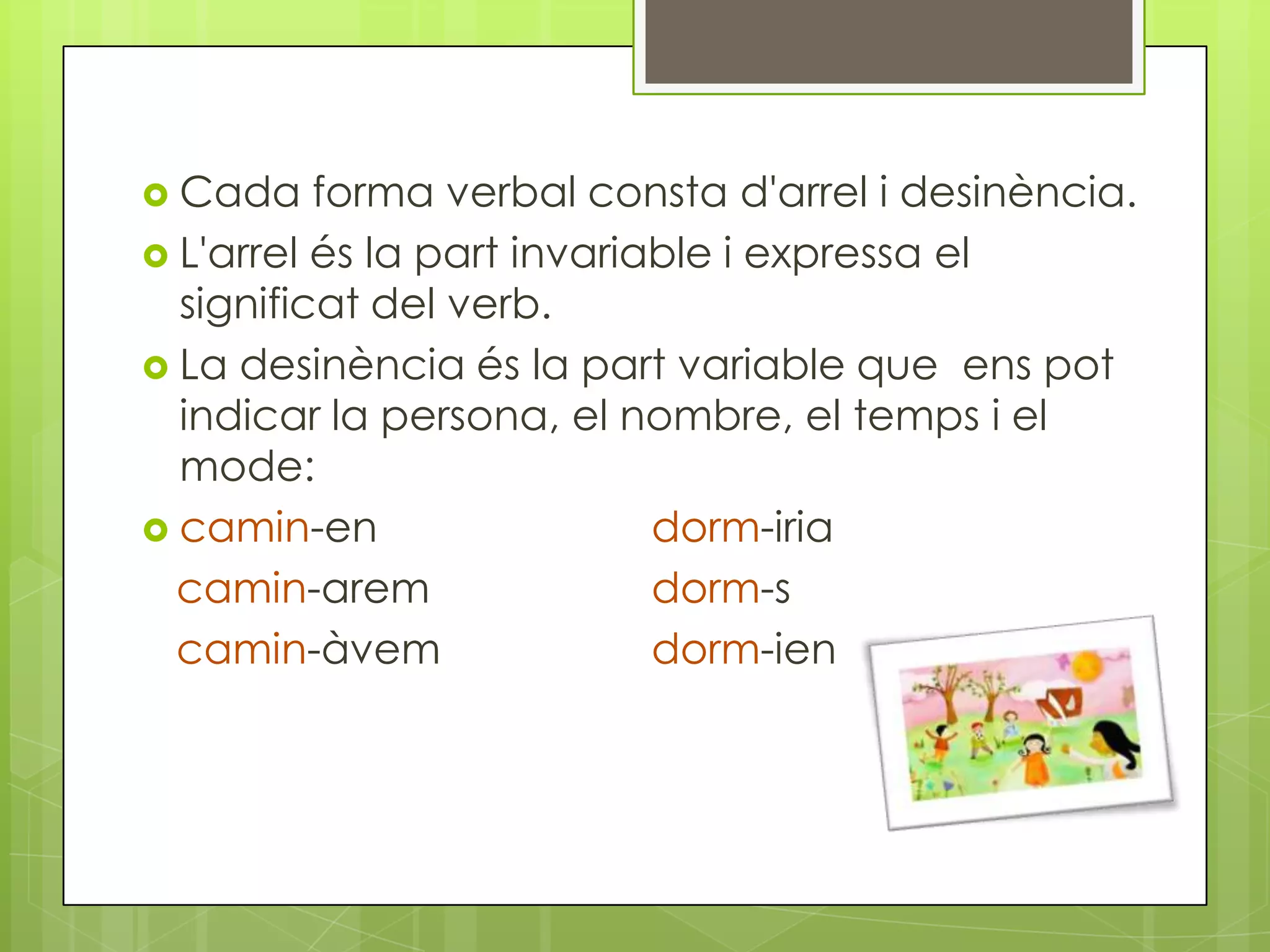 Els verbs | PPSX