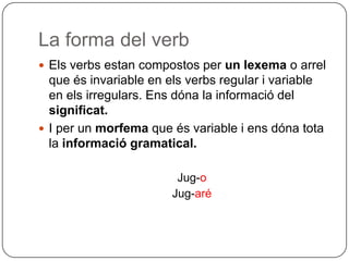 Els verbs | PPT