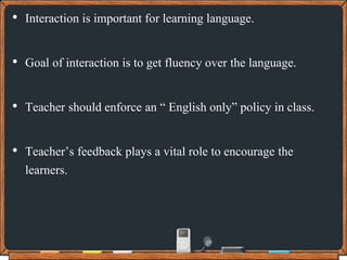 Classroom Interaction. | PPT