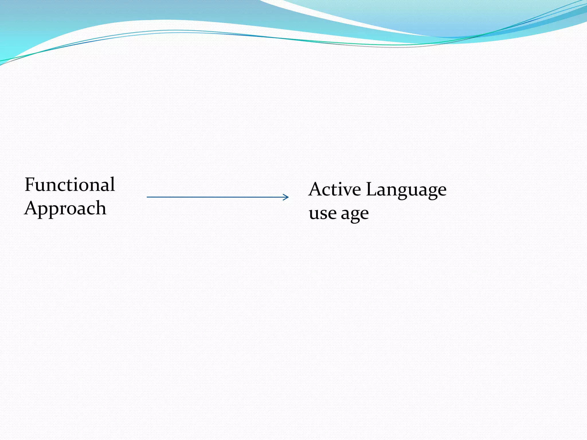 Functional Approach | PPTX