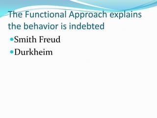Functional Approach | PPTX
