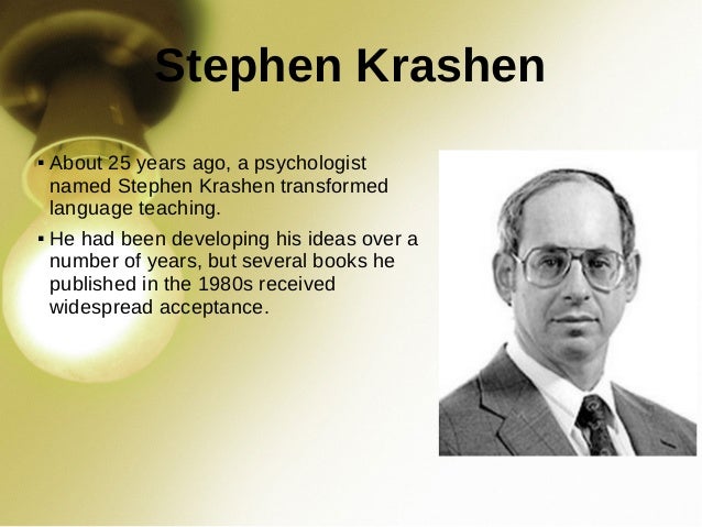 Krashen, five central hypothesis