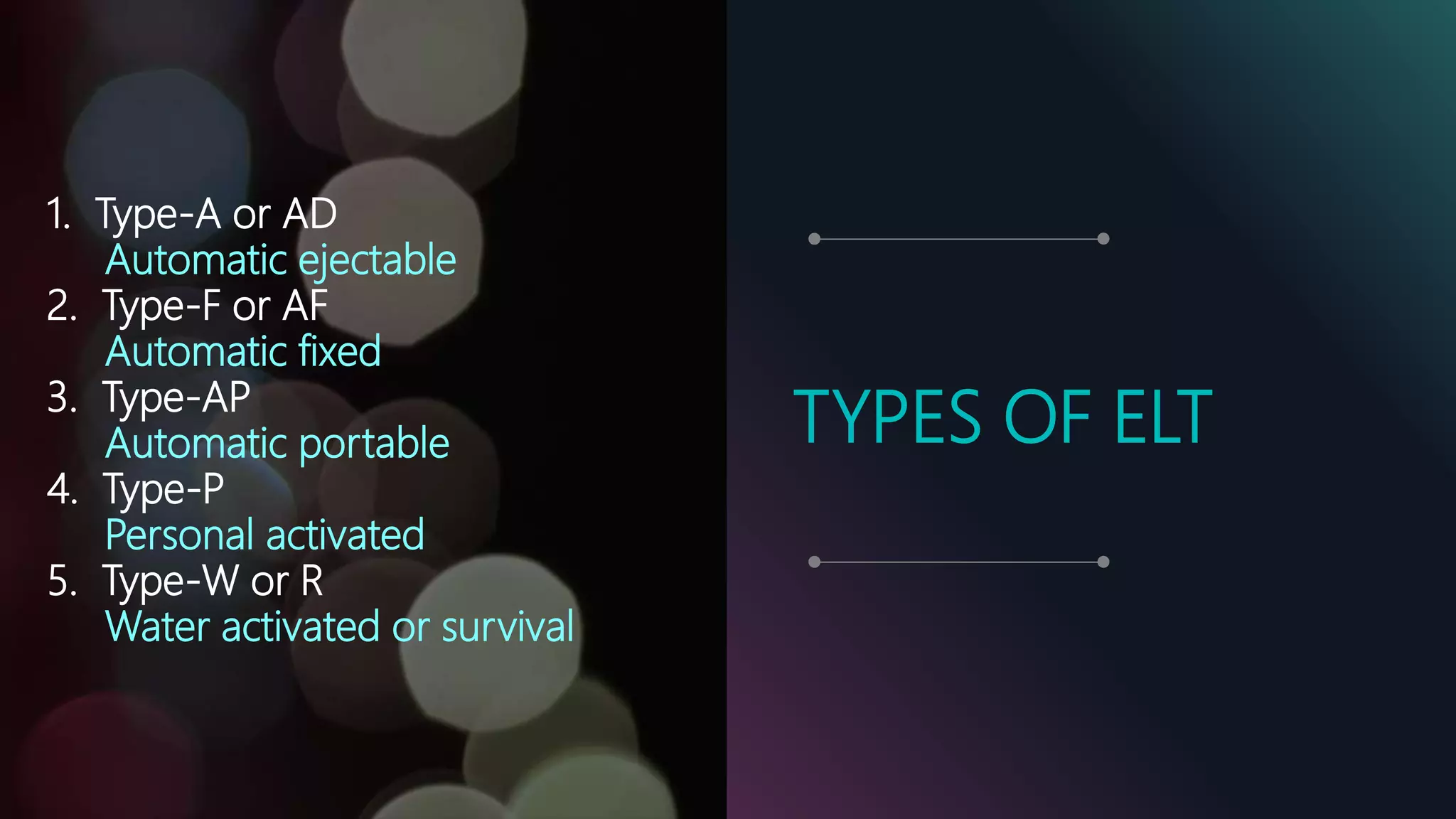 ELT- EMERGENCY LOCATOR TRANSMITTER | PPTX