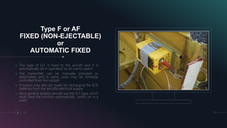 ELT- EMERGENCY LOCATOR TRANSMITTER | PPTX