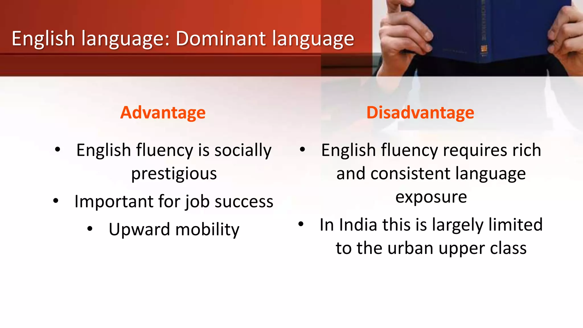 Dominant and Non-Dominant Language, English Language Teaching | PPTX