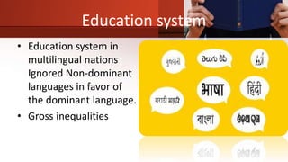 Dominant and Non-Dominant Language, English Language Teaching | PPTX