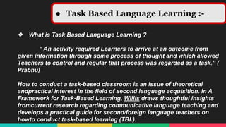How can we use Newspapers as a Task Based Language Teaching tool | PPT