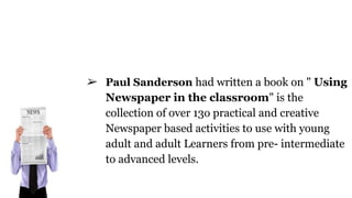 How can we use Newspapers as a Task Based Language Teaching tool | PDF