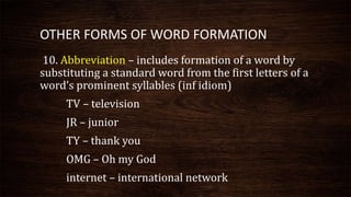 English Language Teaching-333-Morphological-Analysis.pptx