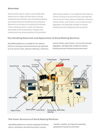 sand making machine | PDF