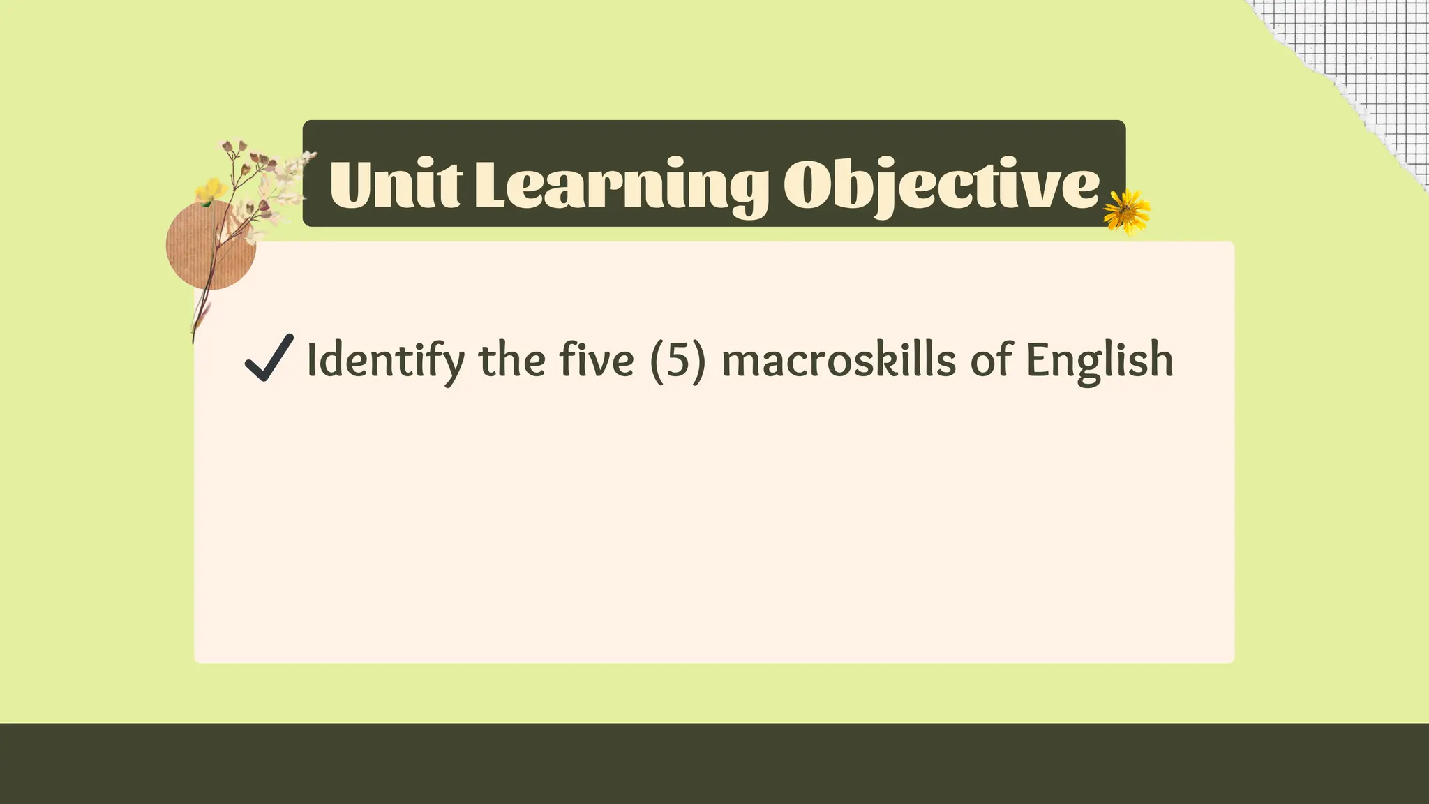 MacroSkills in Language teaching and Learning | PDF