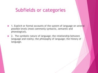 Foundations of Language Teaching | PPTX