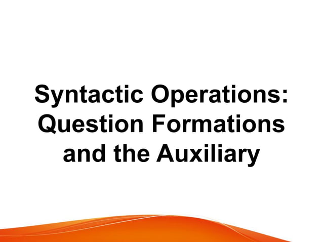 Surface Structures and Underlying Structures | PPT